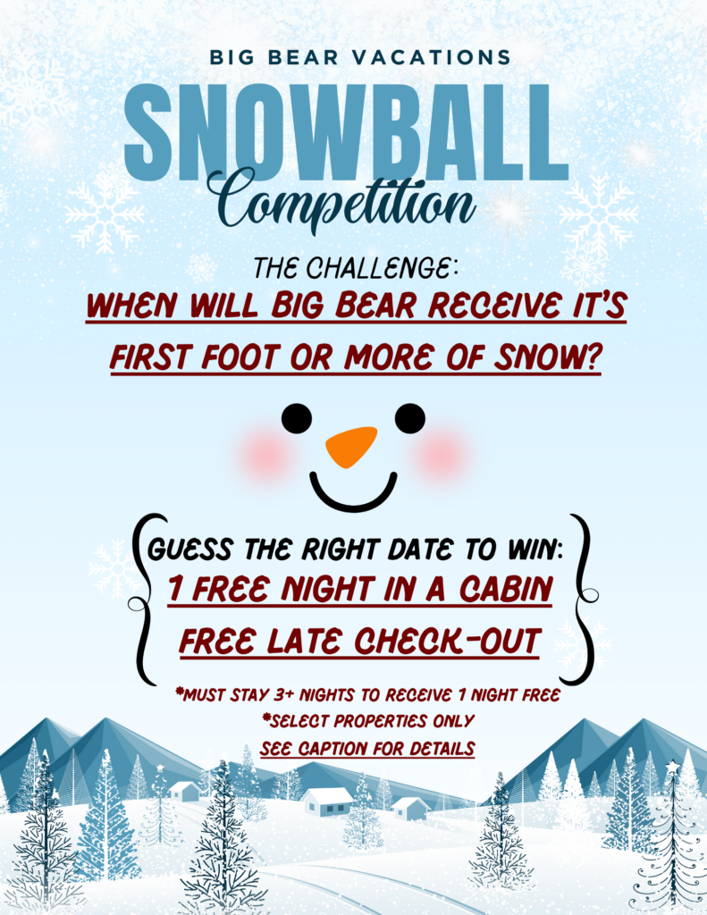 Snowball Competition | Big Bear Vacations