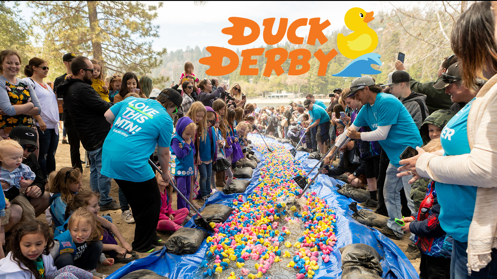 Crestline Duck Derby Race at San Moritz Lodge | Big Bear Vacations